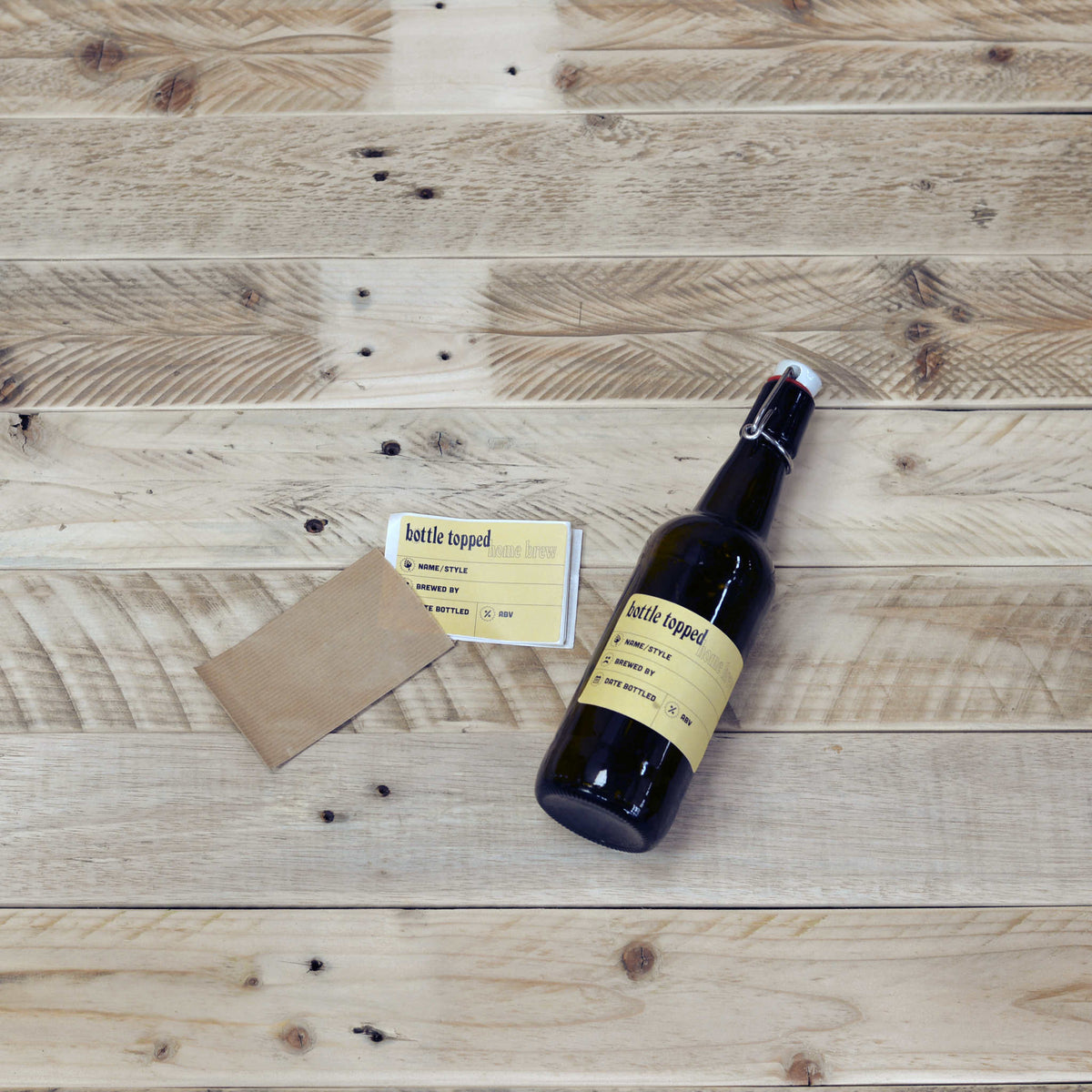 Home Brew Bottle Labels | Bottle Topped